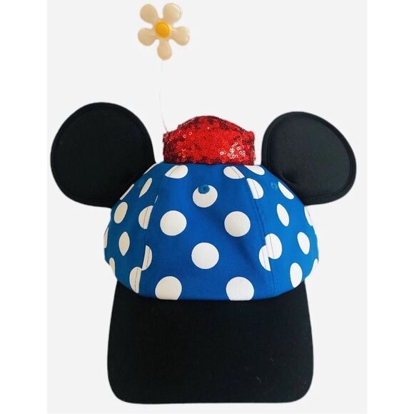Disney | Accessories | Disney Minnie Mousehat W Ears Flower Classic ...